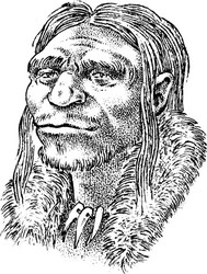 Primitive people prehistoric period ancient Vector Image