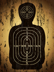 Human Silhouette Shooting Target Vector Images (over 380)