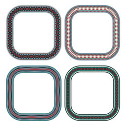 Aztec Tribal Frames Vector Images (over 8,500)