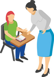 Examination hall Royalty Free Vector Image - VectorStock