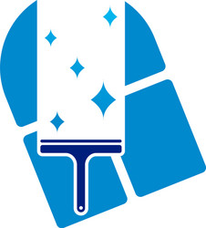 Window clean logo template creative Royalty Free Vector