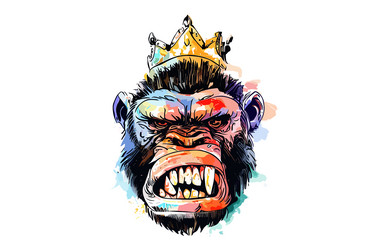 Angry Ape Vector Images (over 2,600)
