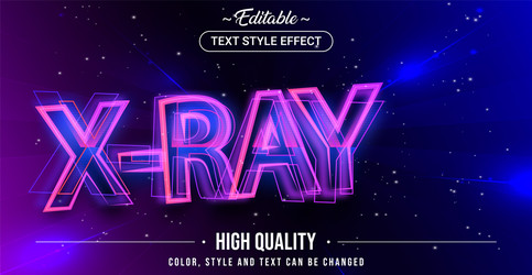 X-Ray Word Vector Images (over 140)