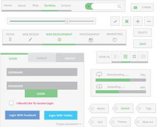 Gui 3 Royalty Free Vector Image - VectorStock