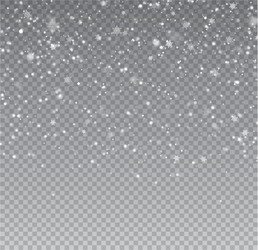Snow corner background transparent Royalty Free Vector Image