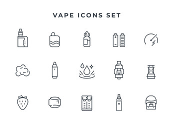 Simple vape mod logo Royalty Free Vector Image