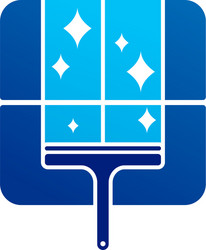 Window clean logo template creative Royalty Free Vector