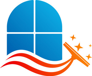 Window clean logo template creative Royalty Free Vector