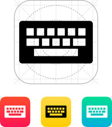 Enter key icon design Royalty Free Vector Image