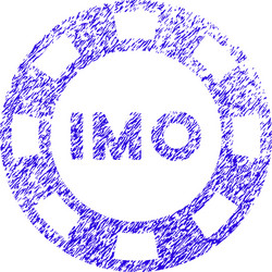 Ico token icon grunge watermark Royalty Free Vector Image