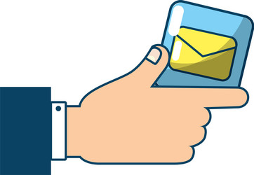 Technology email cartoon Royalty Free Vector Image