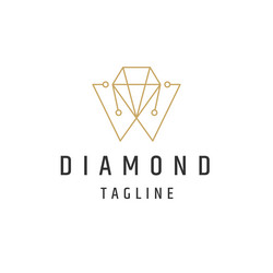 Diamond sword logo Royalty Free Vector Image - VectorStock