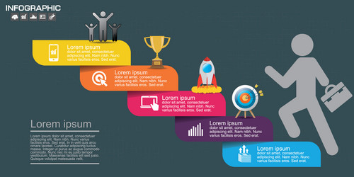 Astronomy timeline concept Royalty Free Vector Image