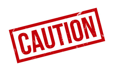 Red caution rubber stamp seal Royalty Free Vector Image