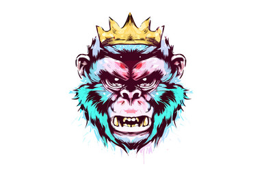 Angry Ape Vector Images (over 2,600)