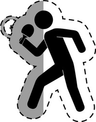 Ping pong player avatar Royalty Free Vector Image