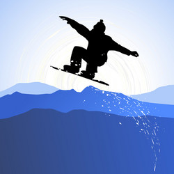 Snowboarder Royalty Free Vector Image - VectorStock