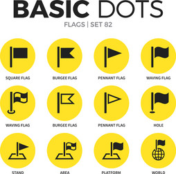 Flag rectangular shape Royalty Free Vector Image