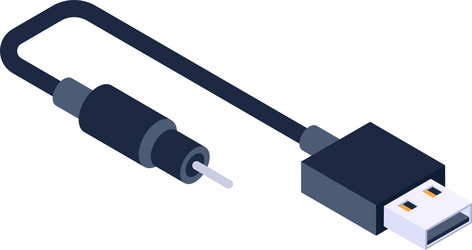 Data cable Royalty Free Vector Image - VectorStock