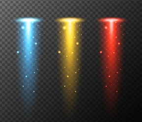 Beautiful theater stage with lights focus Vector Image