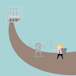 Road to success Royalty Free Vector Image - VectorStock