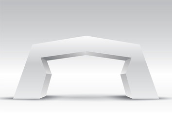 Gate exhibition Royalty Free Vector Image - VectorStock