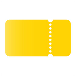 Modern coupon shape icon Royalty Free Vector Image