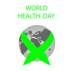 World health day logo Royalty Free Vector Image
