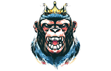 Angry Ape Vector Images (over 2,600)
