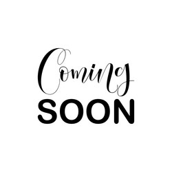 Get well soon black letter quote Royalty Free Vector Image