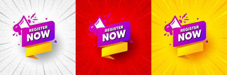 Registration Banner Vector Images (over 3,600)