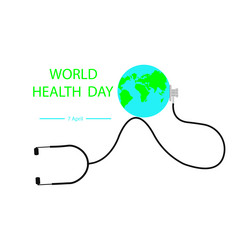 World health day logo Royalty Free Vector Image
