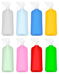 Cleaning bottle 2 Royalty Free Vector Image - VectorStock