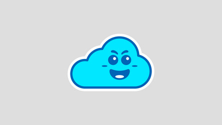 Cartoon Cloud Face Vector Images (over 12,000)