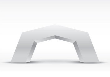 Gate exhibition Royalty Free Vector Image - VectorStock