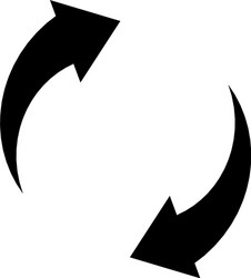 Arrows round cycle Royalty Free Vector Image - VectorStock