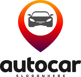 Car point logo template designs auto Royalty Free Vector