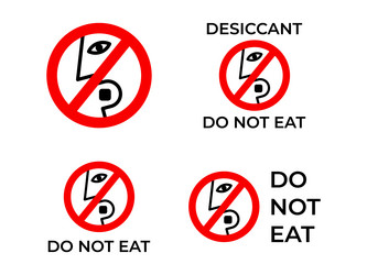 Do not Eat Symbol Vector Images (over 380)