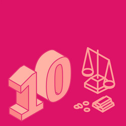 Sdgs goal 10 reduced inequalities - translation Vector Image