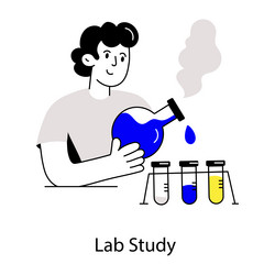 Lab practical Royalty Free Vector Image - VectorStock