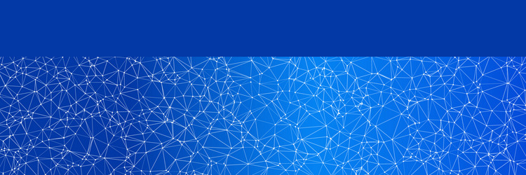 Triangular style long technology banner Royalty Free Vector