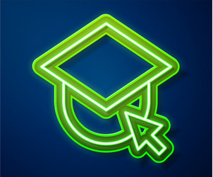 Neon Graduation Cap Vector Images (over 1,000)