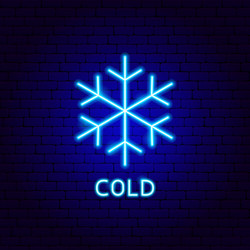 Snowflake neon sign Royalty Free Vector Image - VectorStock