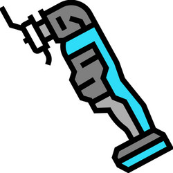 Impact wrench tool color icon Royalty Free Vector Image