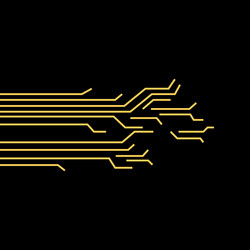 Circuit board template design Royalty Free Vector Image