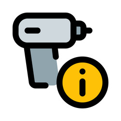 Drilling tool for making holes in solid materials Vector Image