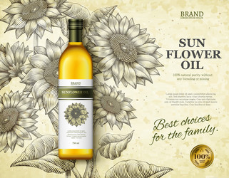 Sunflower Oil Ads Vector Images (40)