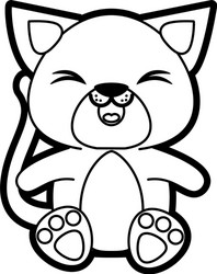Uncolored Animal Vector Images (over 230)
