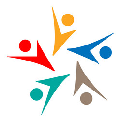 Community logo icon design template isolated Vector Image