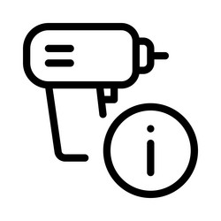 Drilling tool for making holes in solid materials Vector Image